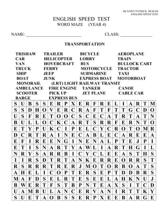 English speed test | PDF