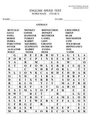 English speed test | PDF