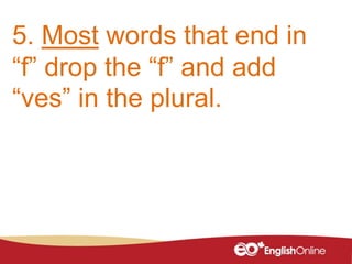English spelling rules 1 | PPTX