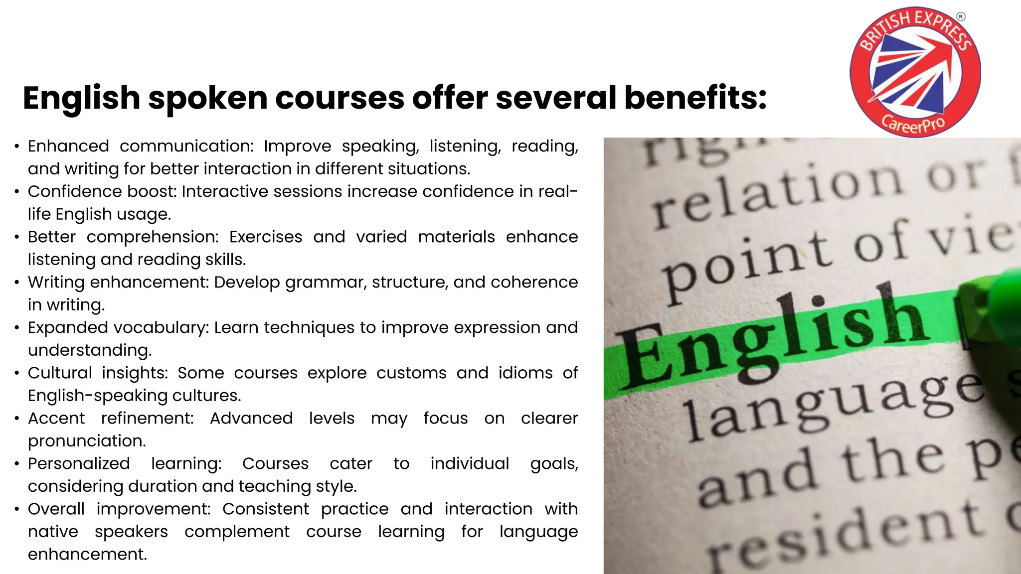Elevate Your Speech: Comprehensive English spoken Course | PPTX