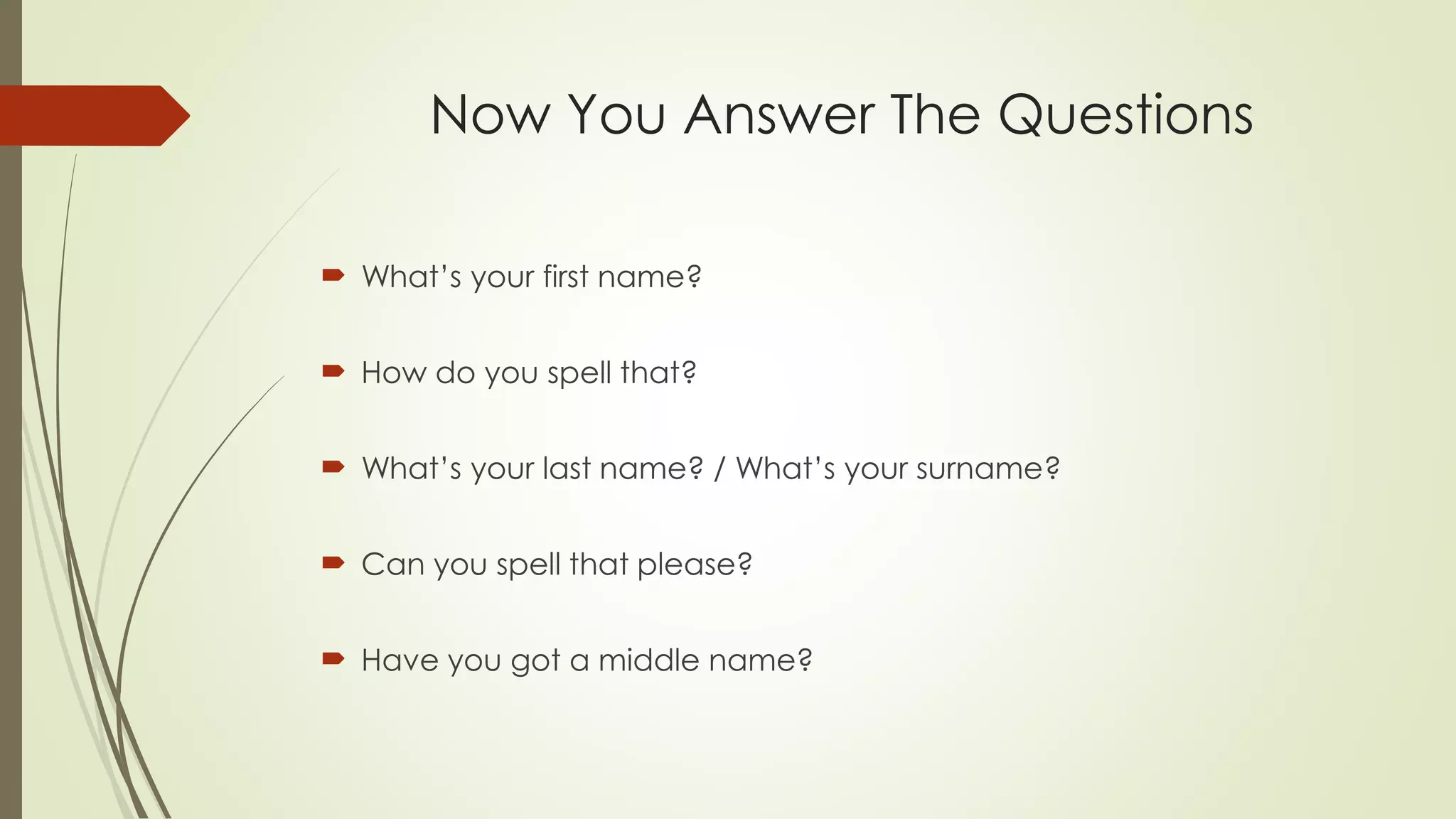 English spoken lecture 2 | PPT