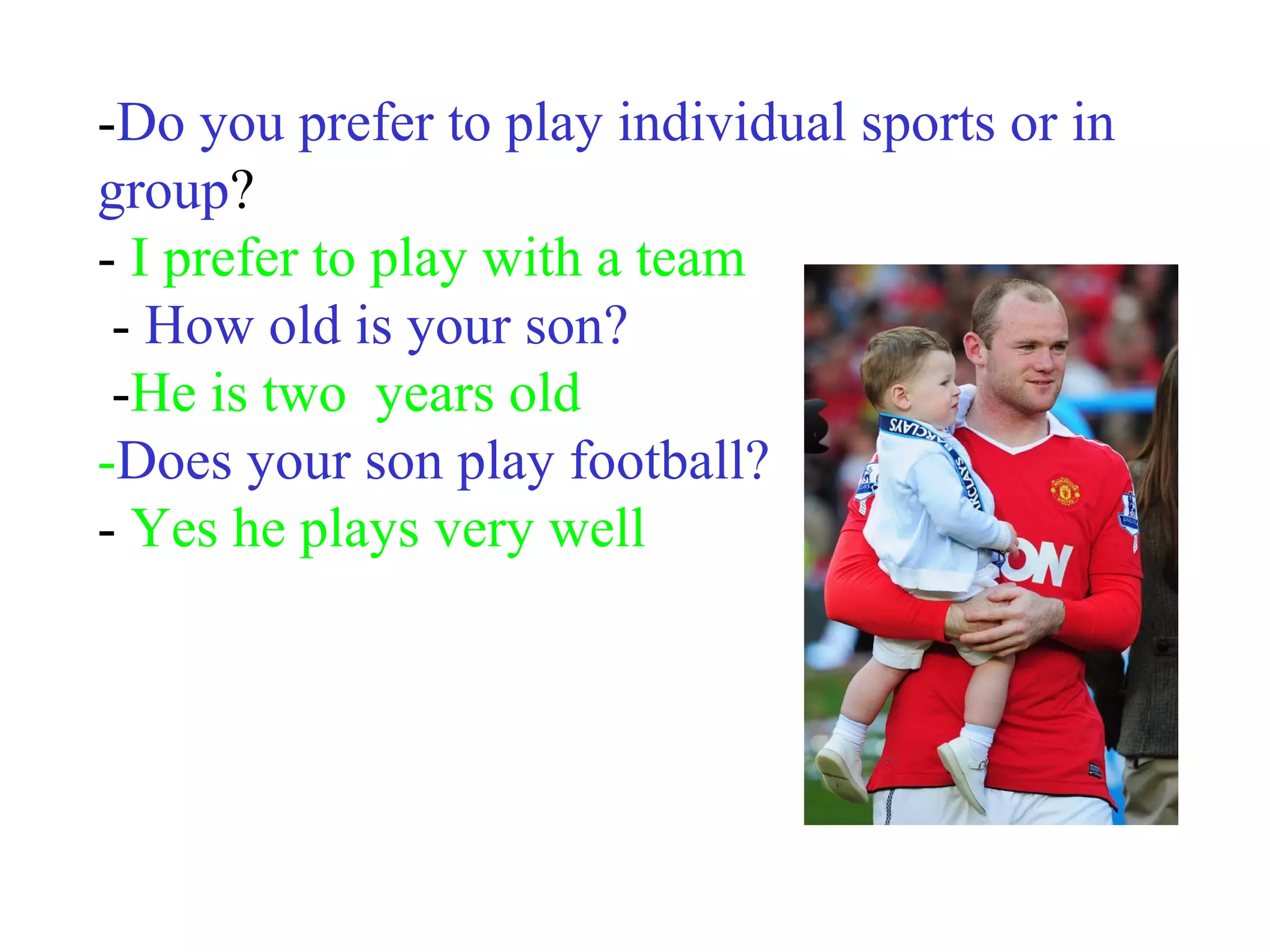 English sports programme | PPT