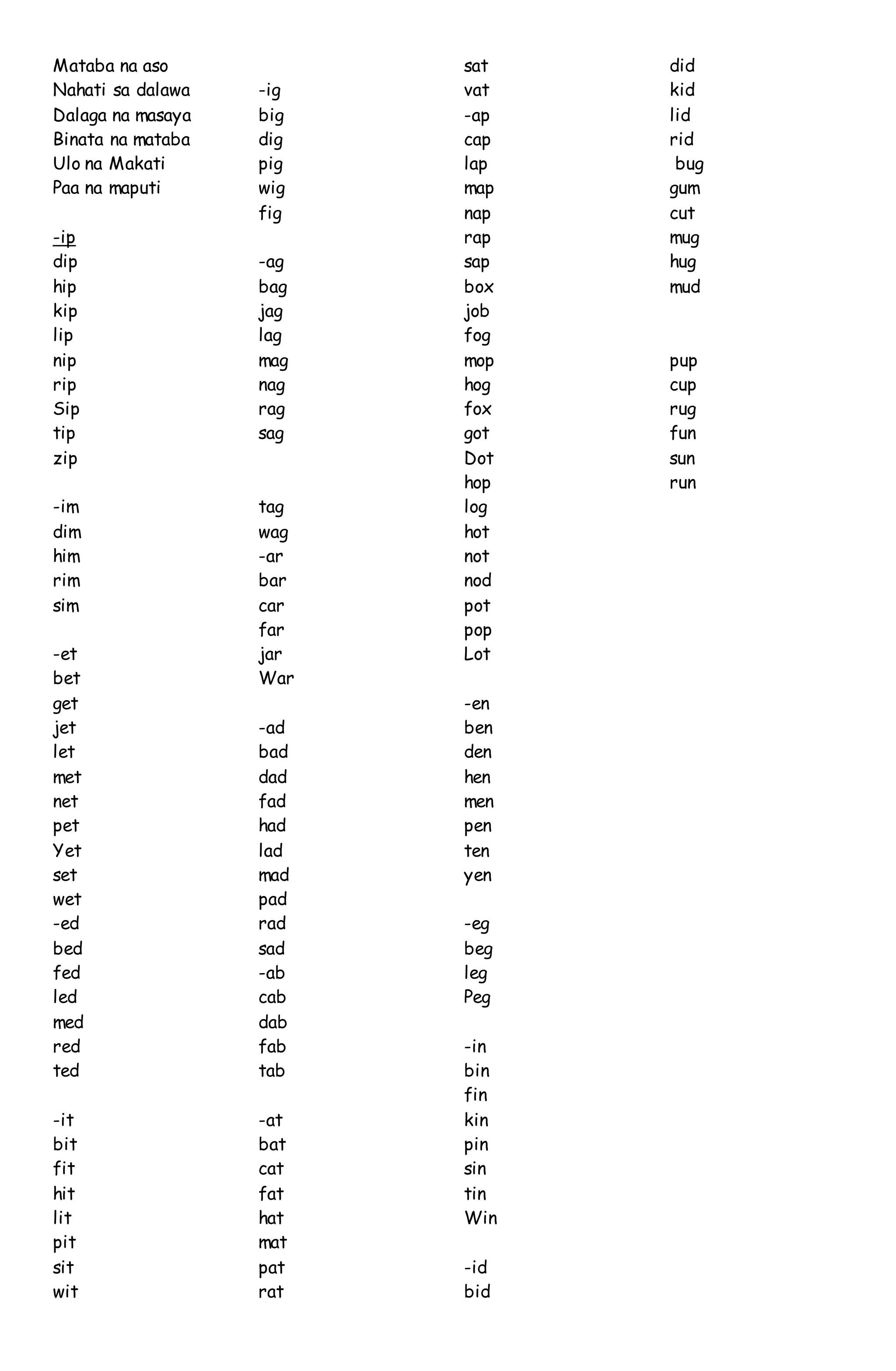 English stories for reading | DOC