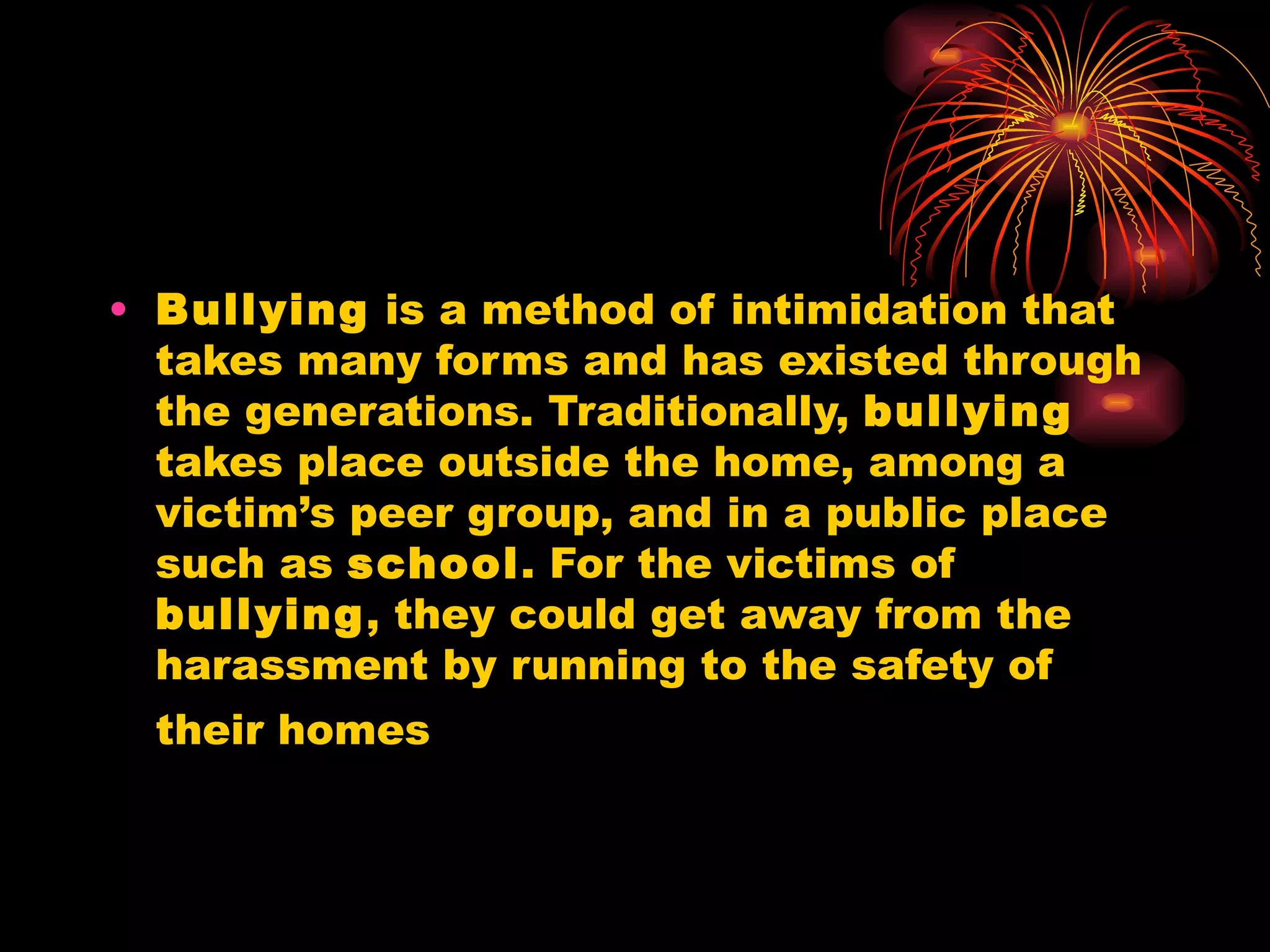 bullying and the effects it has on students | PPT