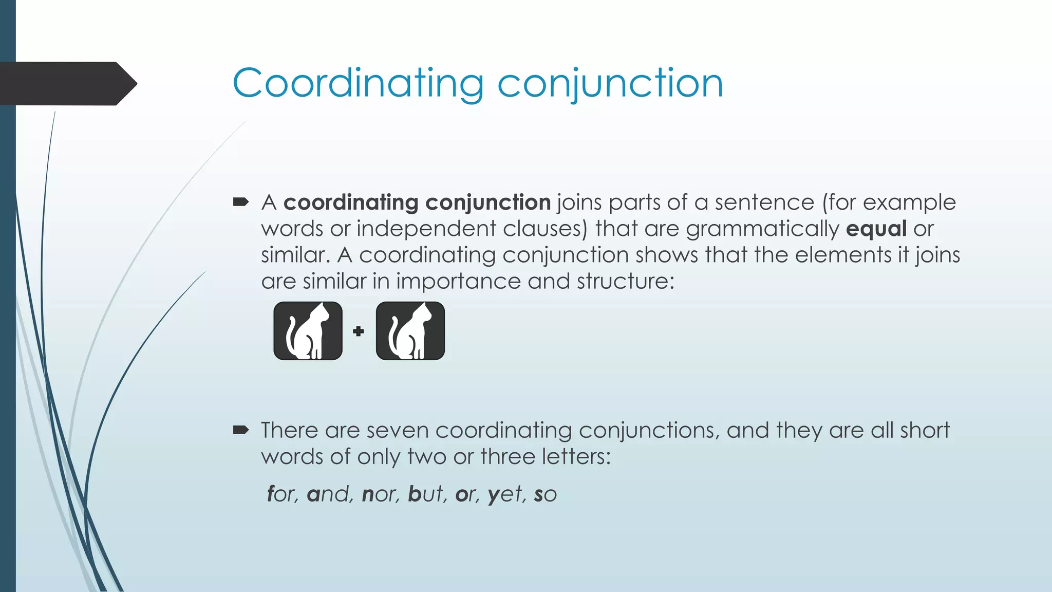 English syntax parts of speech - conjunctions and interjections (LIM05S1 - 2018) | PDF