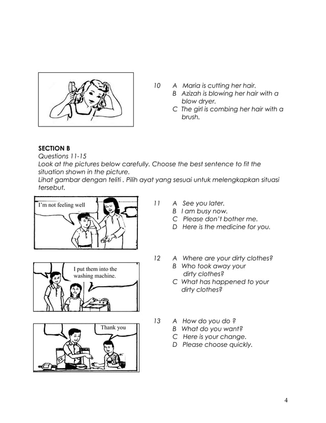 English Mid Year Exam | DOC