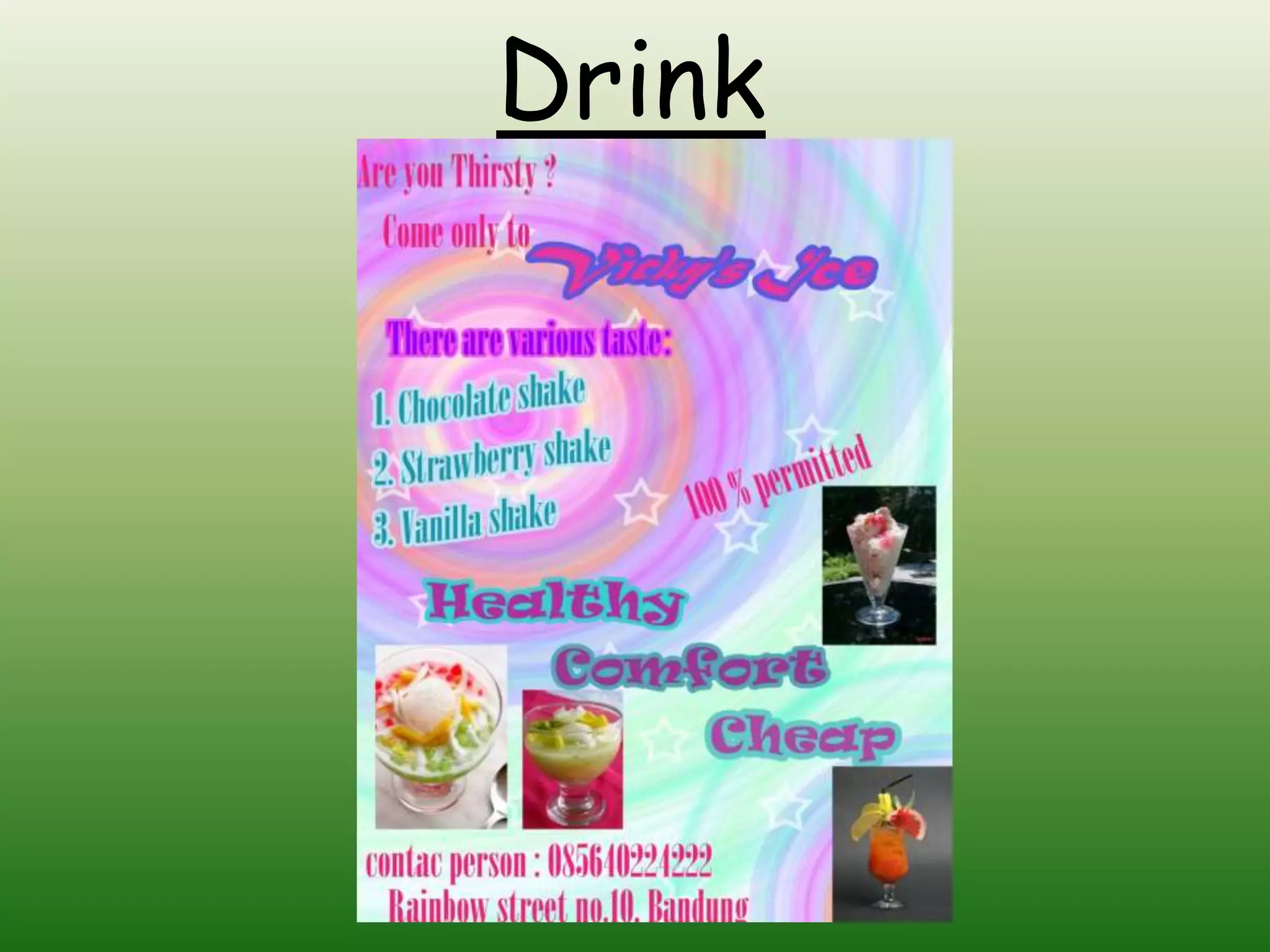 English task ( advertisement ) | PPT