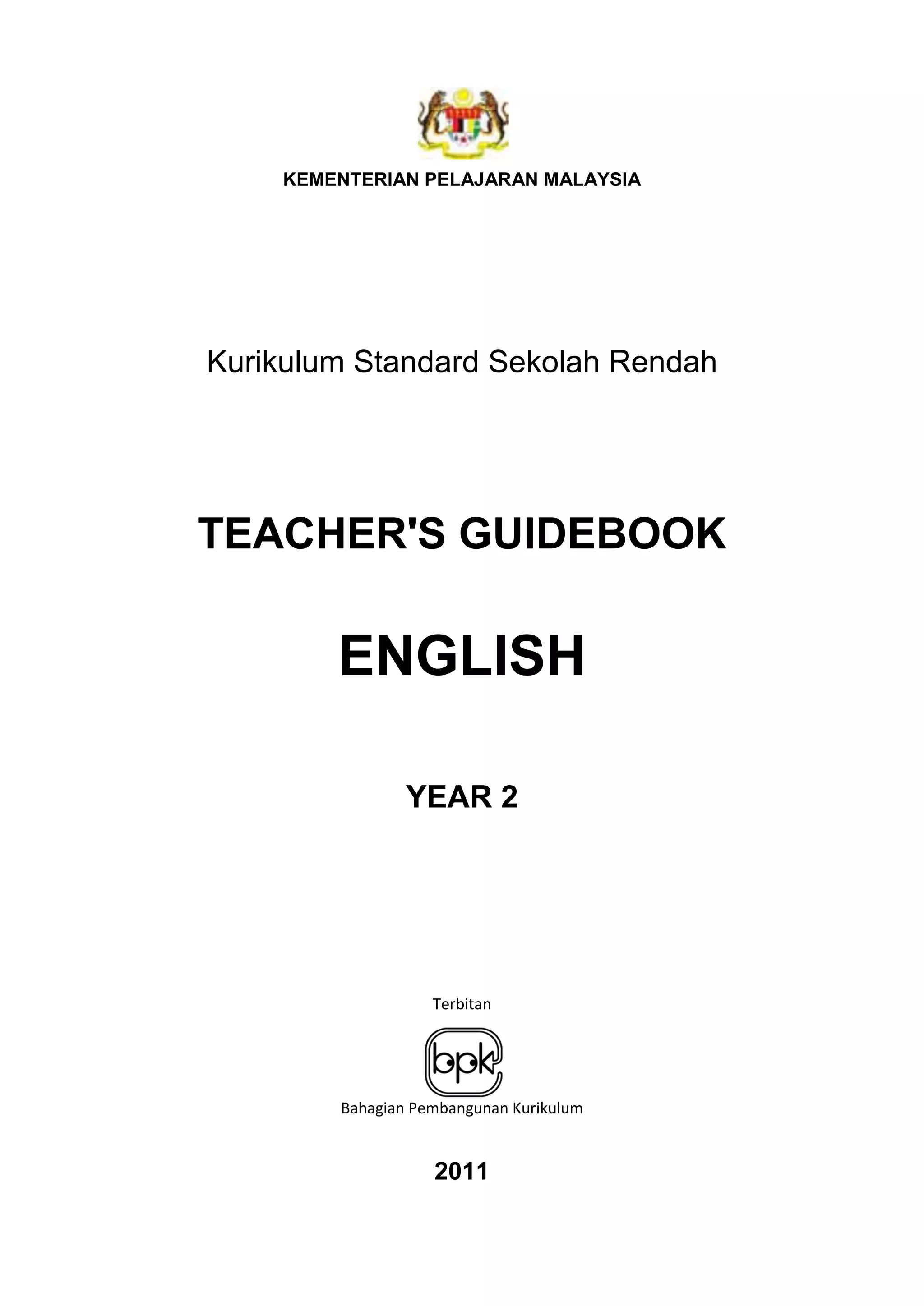 English teacher guidebook year 2 | PDF | Primary Education | Education