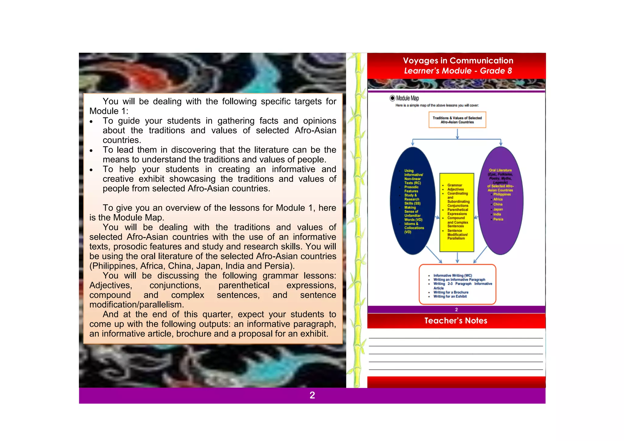 Grade 8 English teachers guide Q1 Only | PDF