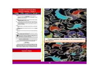 Grade 8 English teachers guide Q1 Only | PDF