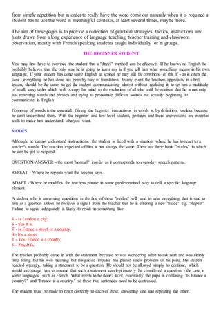 English teaching practical hints | PDF