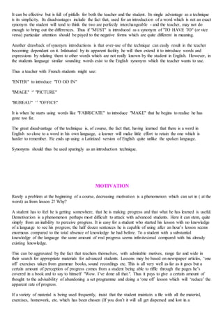 English teaching practical hints | PDF