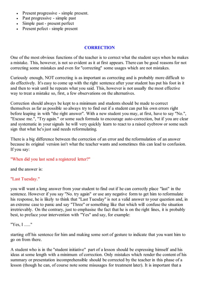 English teaching practical hints | PDF