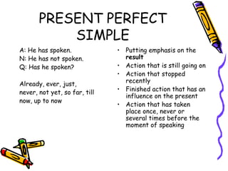 English Tenses | PPT