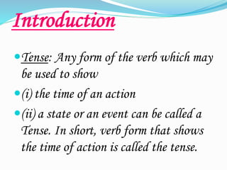 English (tenses) | PPTX