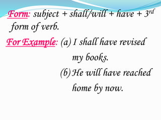 English (tenses) | PPTX