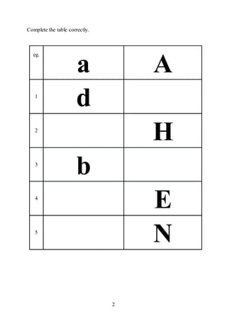 English test 1 | DOCX