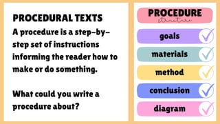 Developing Paragraphs According to Text Types | PPTX | Science