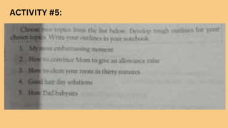 Developing Paragraphs According to Text Types | PPTX | Science