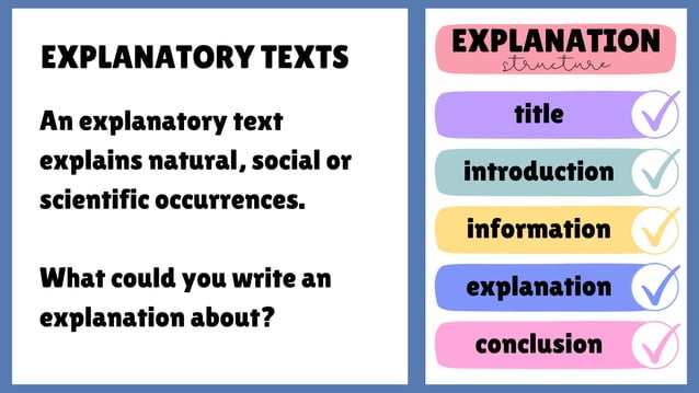 Developing Paragraphs According to Text Types | PPTX | Science