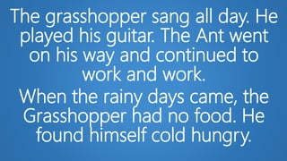 ENGLISH The Ant and The Grasshopper.pptx
