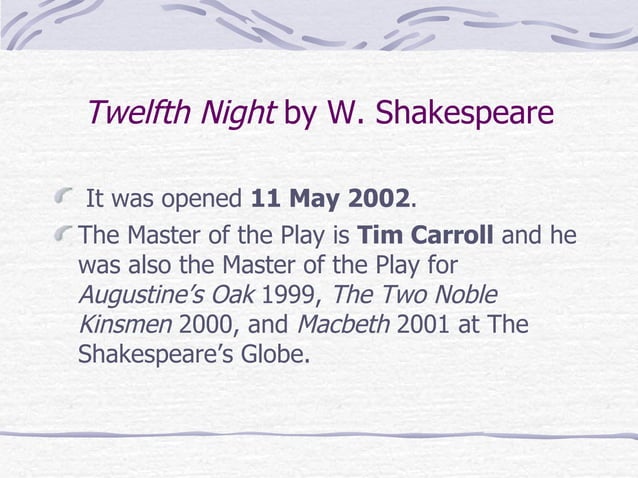 English theatre | PPT