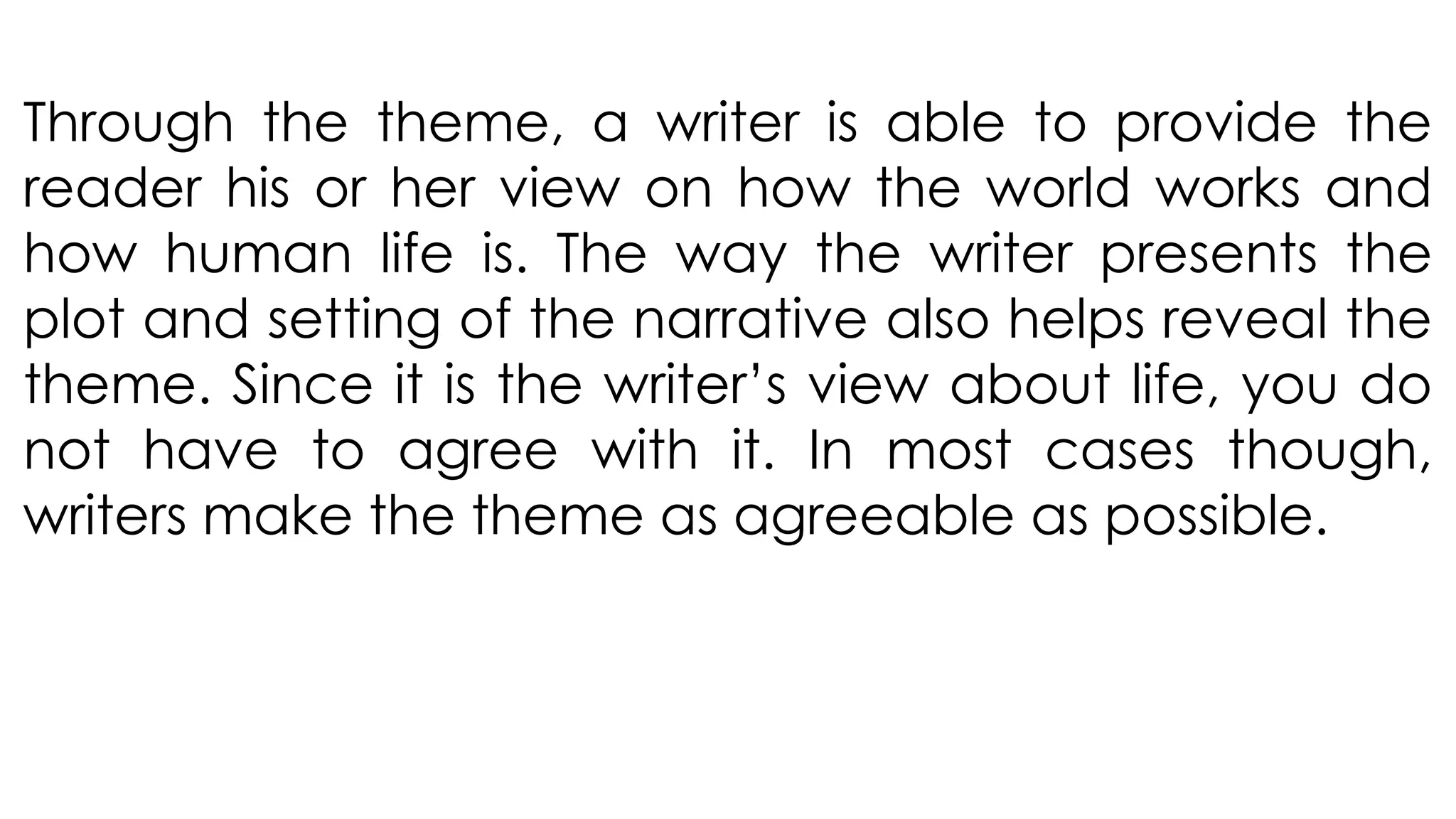 Elements of Short Story: Theme PPT GRADE 6 .pptx