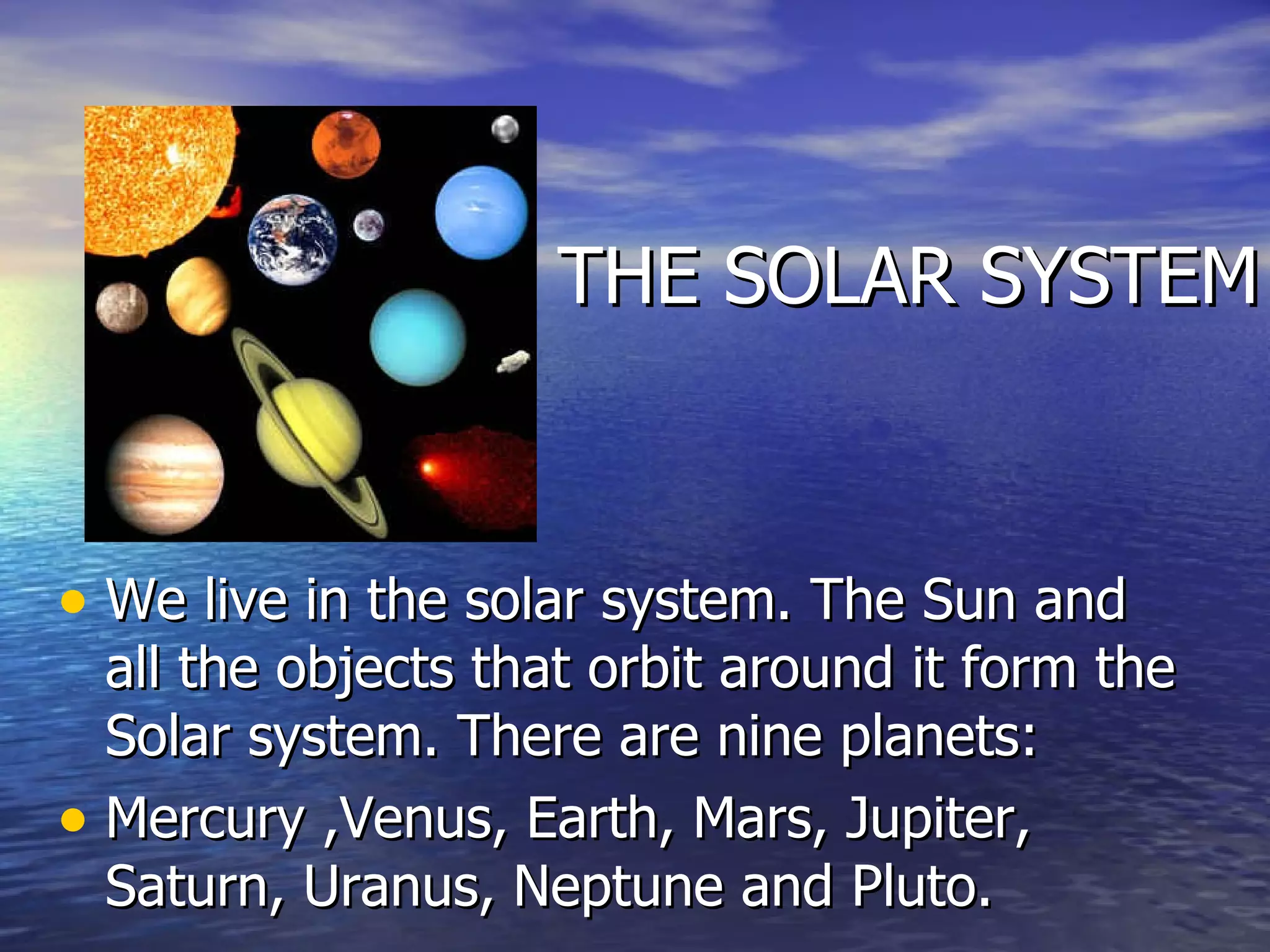 Los planetas en inglés | ODP