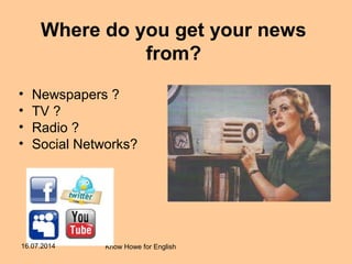English through the News 2 | PPT