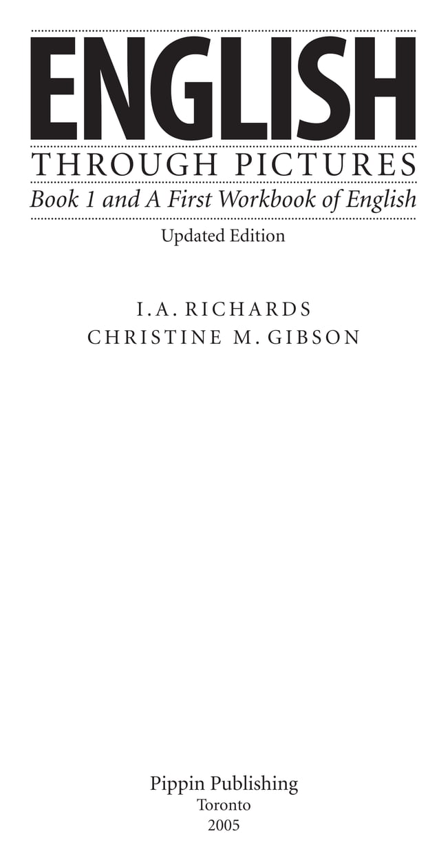 English through pictures book 1 and a first workbook of English 1 | PDF