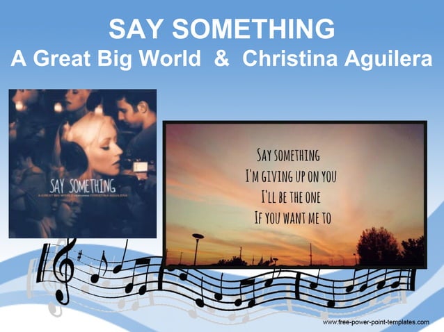 English through songs | PPT