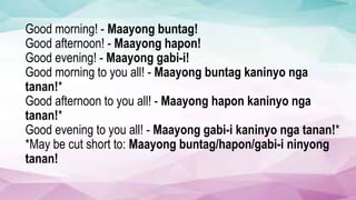 English to bisaya translation | PPTX