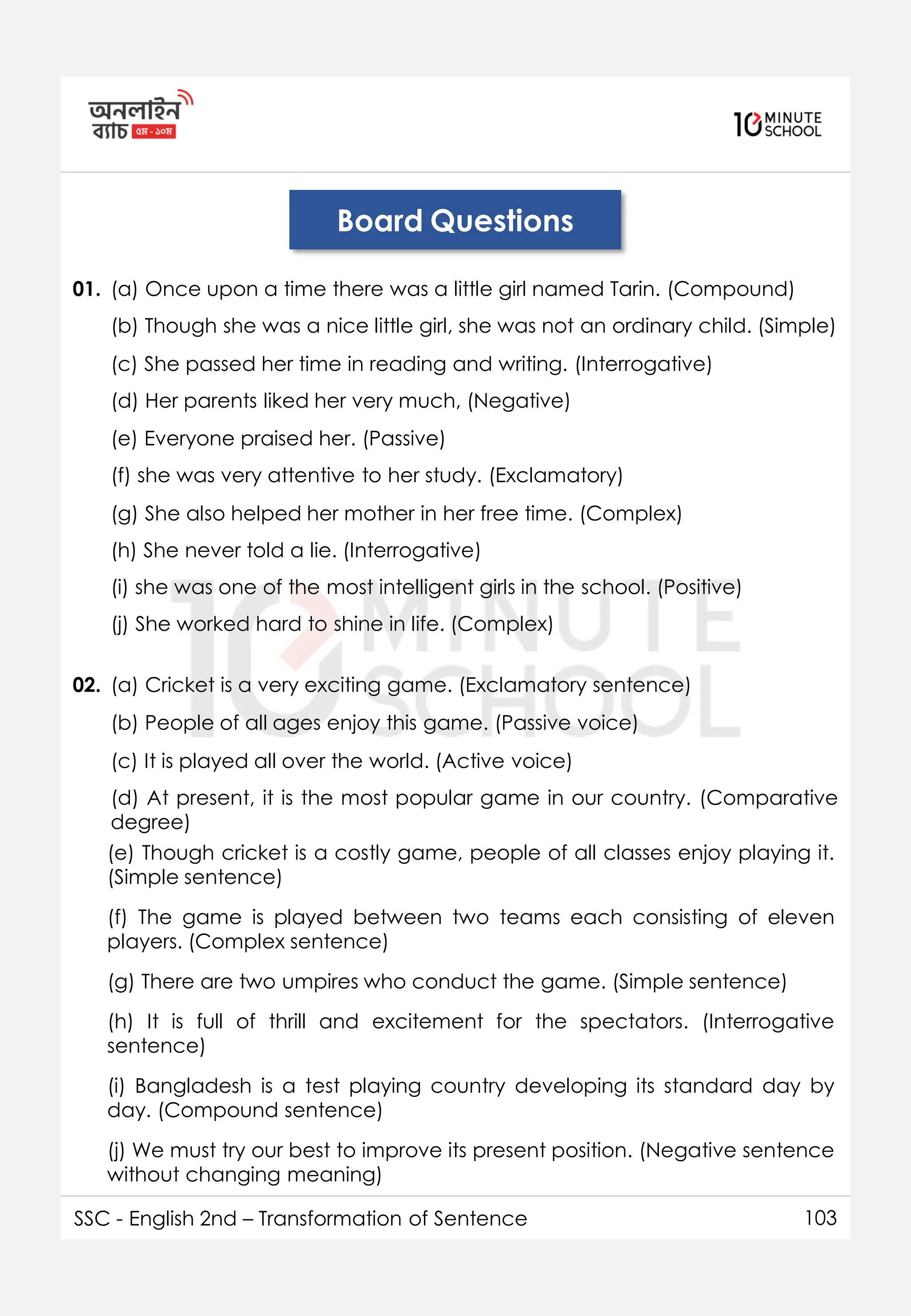 English Transformation of Sentences.pdf