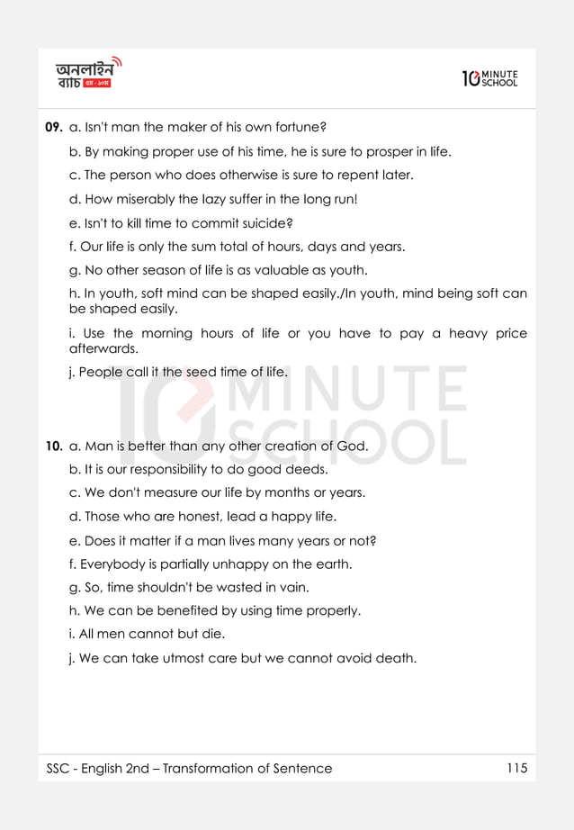 English Transformation of Sentences.pdf