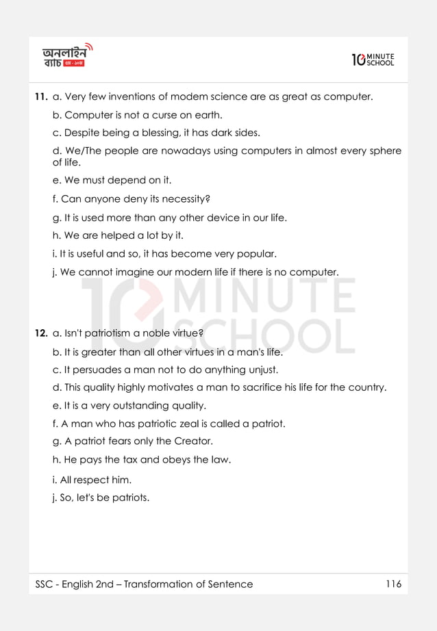 English Transformation of Sentences.pdf