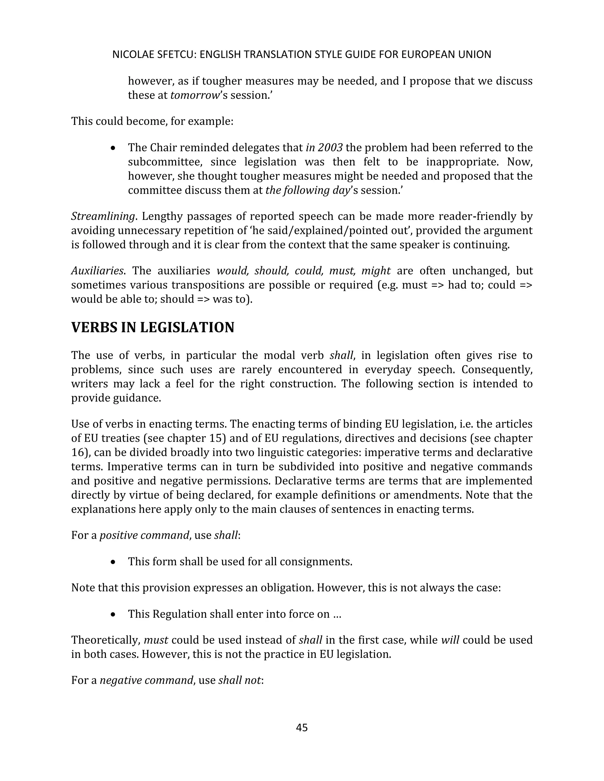 English Translation Style Guide for European Union | PDF