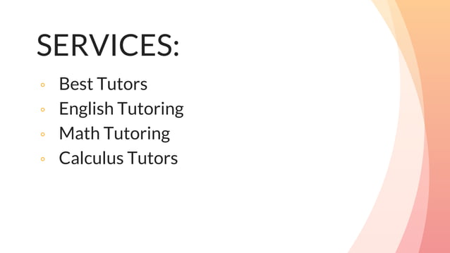English tutoring | PPT