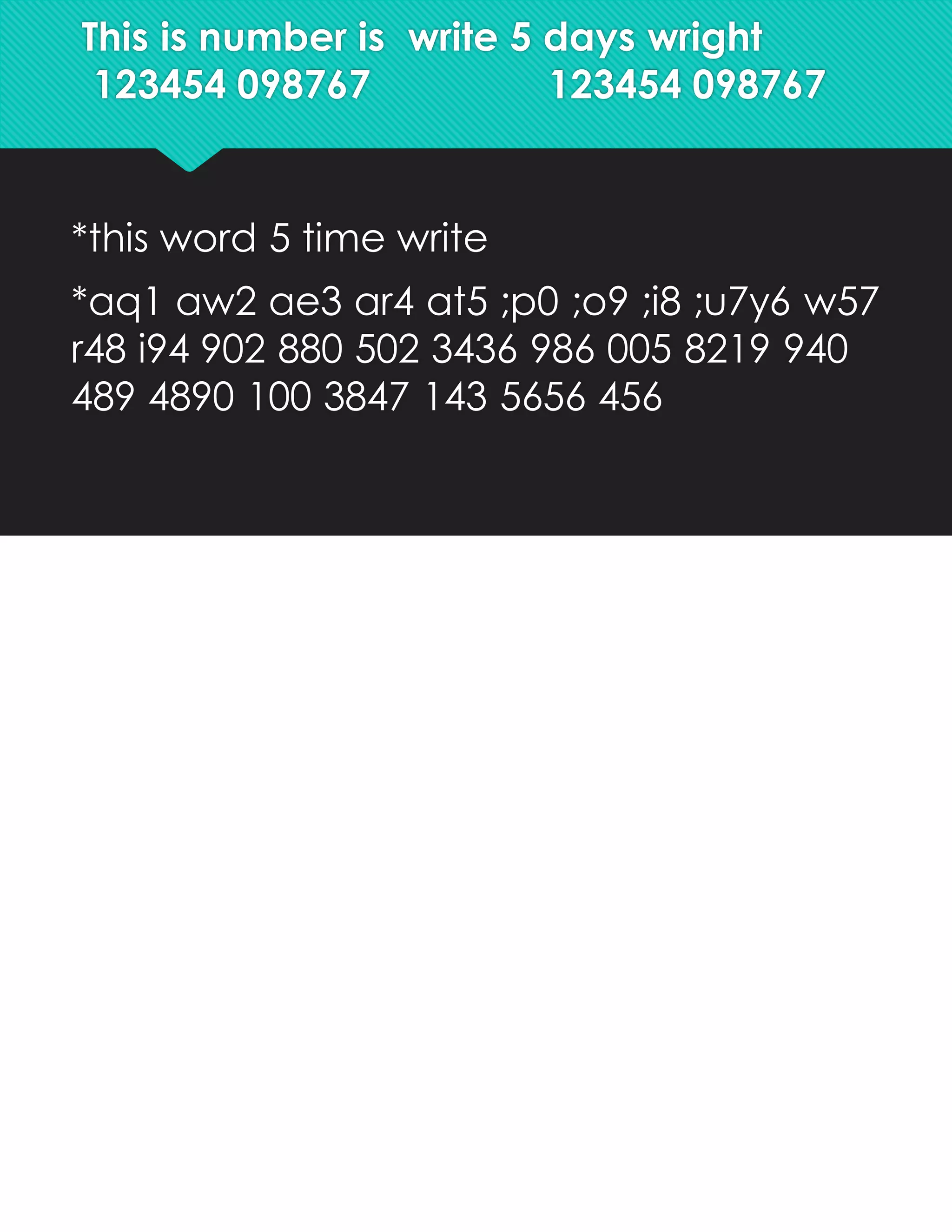 English typing | PDF