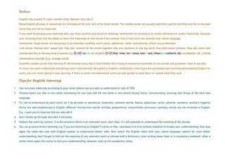 English Listening tips | PDF