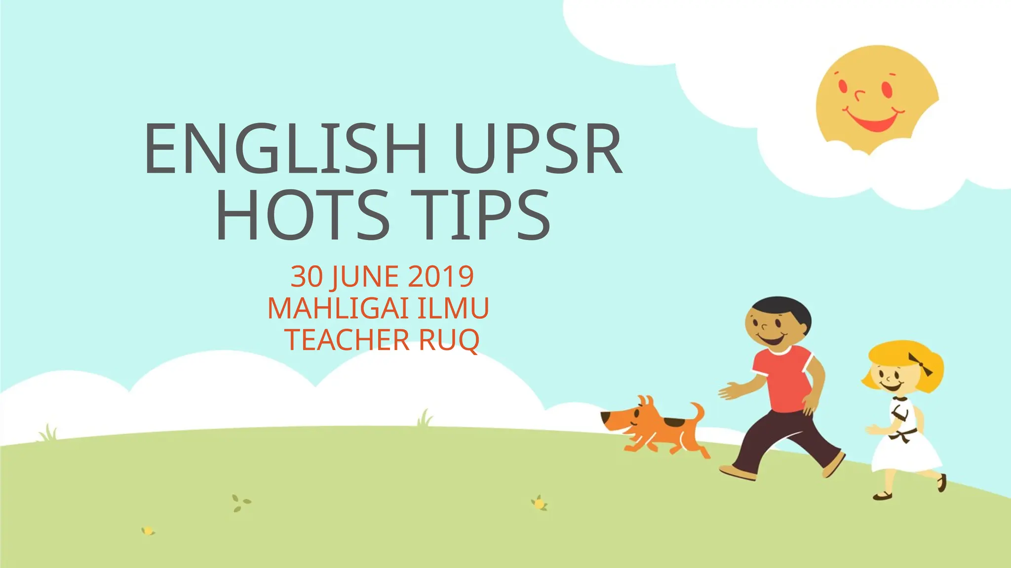 ENGLISH UPSR HOTS TIPS FOR WRITING AN ESSAY | PPTX