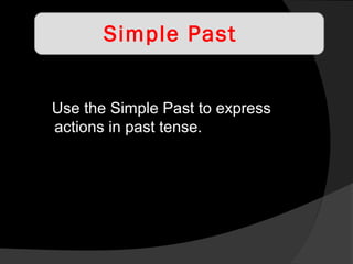 Simple Past: Grammar. | PPT