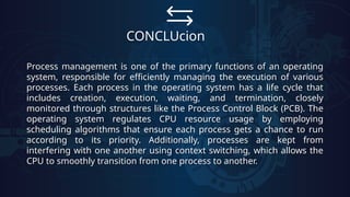 Operating System process management system.pptx | Operating Systems ...