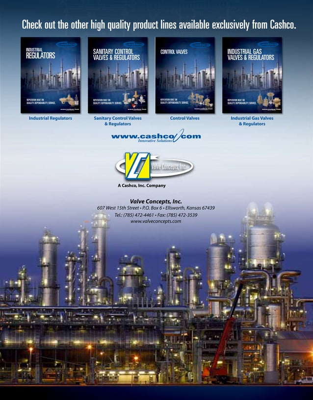 Vapour Control Systems - Cashco Products | PDF