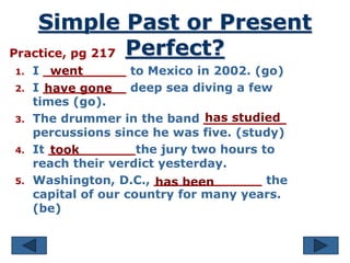 English Verb-Tenses - with a timeline.ppt