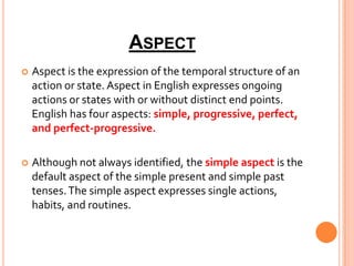 English verb system | PPTX