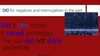 English verb tenses PastPresentFuture review | PPTX