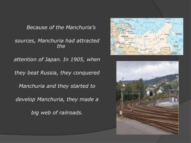 English version japan&manchuria | PPTX | Rail Travel | Travel Type