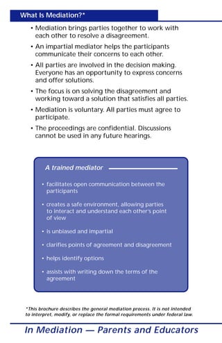 Mediation Guide for Parents | PDF