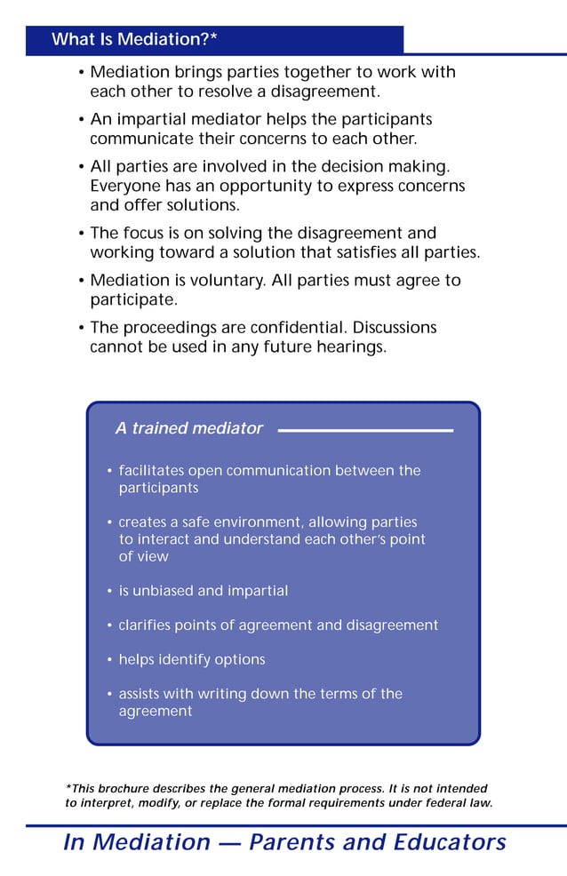 Mediation Guide for Parents | PDF