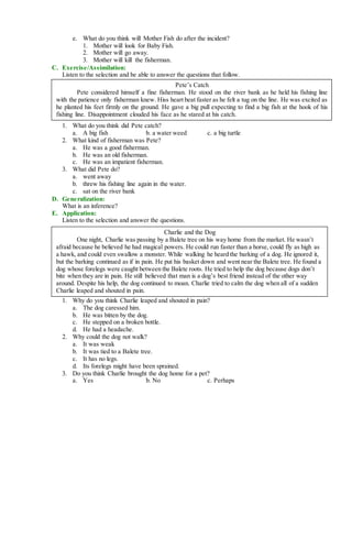 English vi 4th grading | DOCX